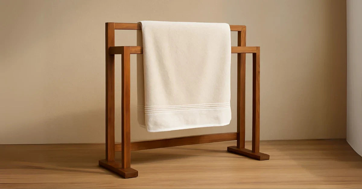 7 Best Wooden Towel Racks for Bathroom Style & Organization